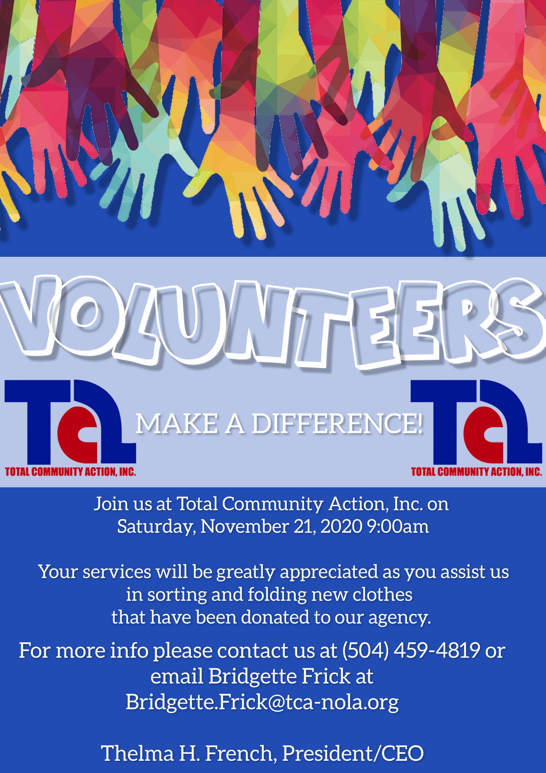 TCA VOLUNTEERS | Total Community Action