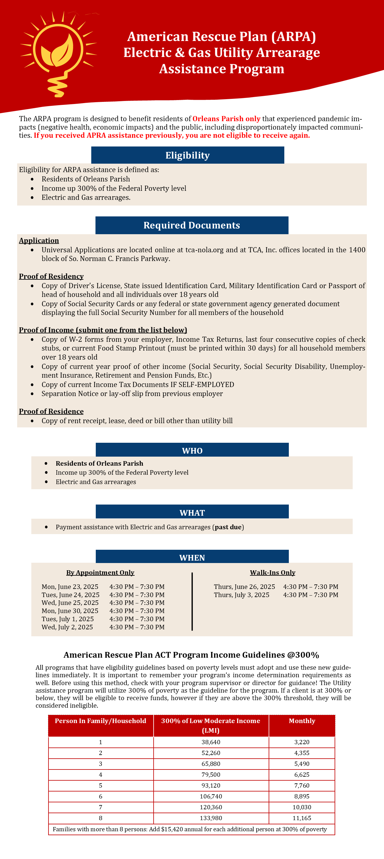 American Rescue Plan (ARPA) Electric & Gas Utility Arrearage Assistance ...